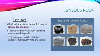 Types of rocks | PPTX | Geology | Science