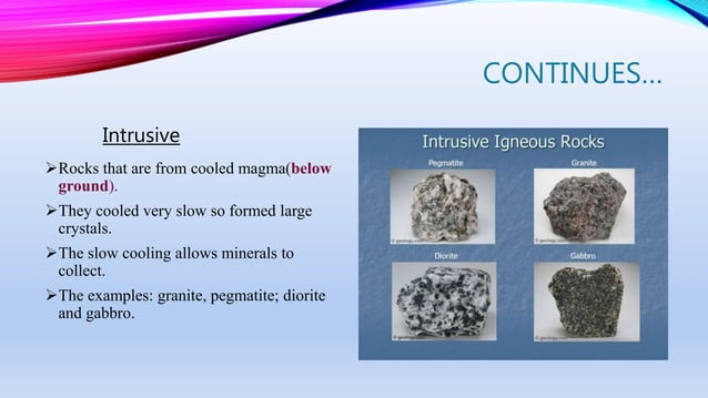 Types of rocks | PPTX | Geology | Science