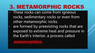 Types of rocks.pptx | Geology | Science