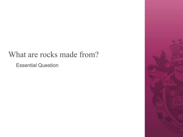 Geology - Rock Types | PPTX