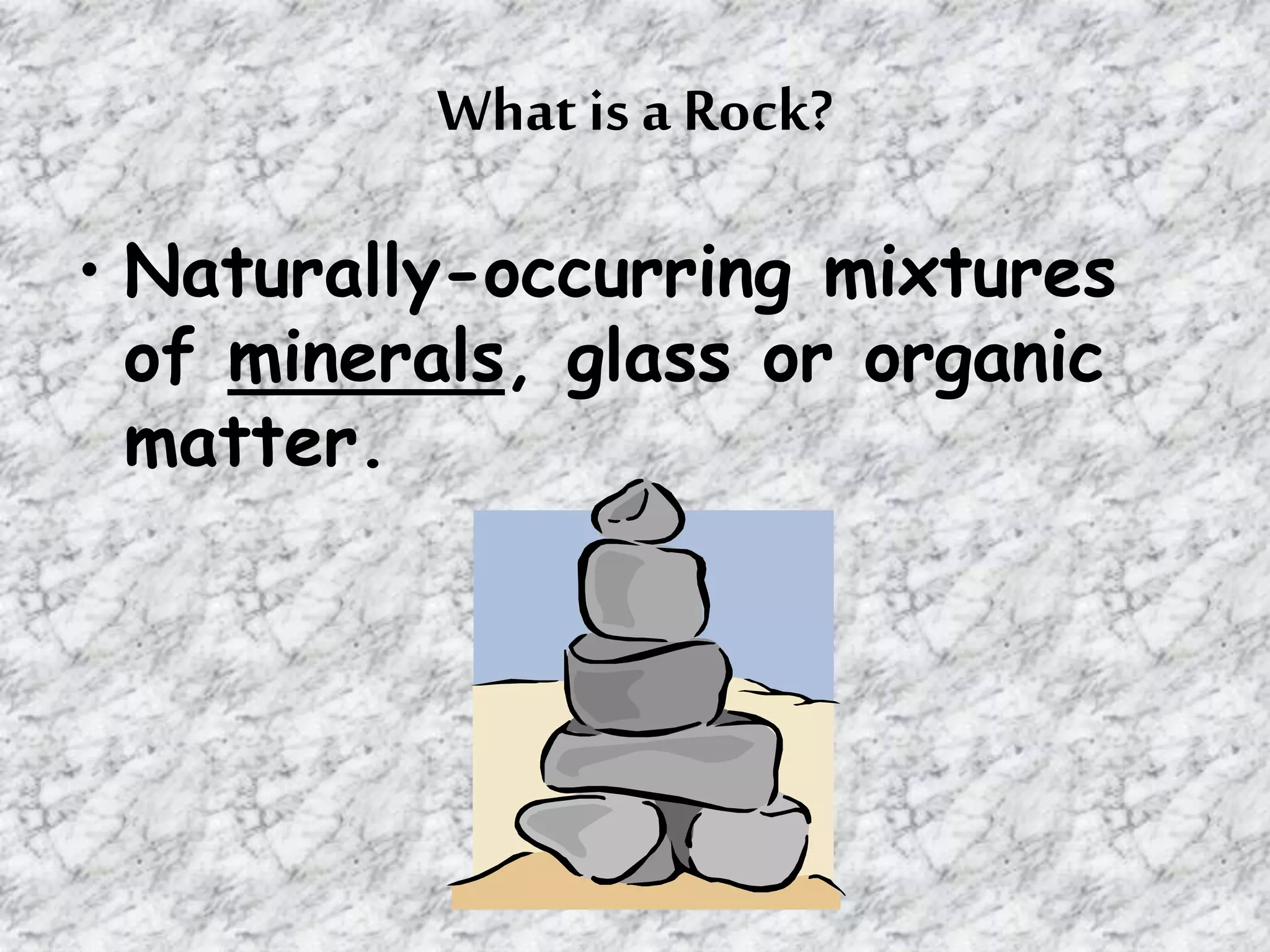 Types of rocks gr. 6 2018 | PPTX