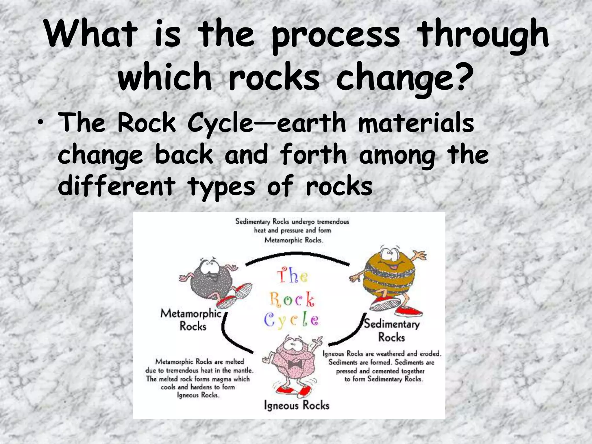 Types of rocks gr. 6 2018 | PPTX