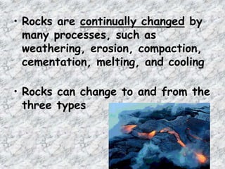 Types of rocks gr. 6 2018 | PPTX