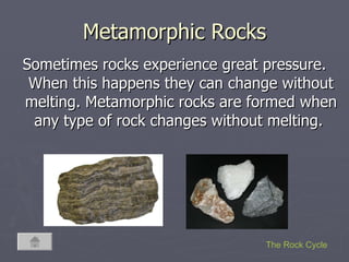 Rock Cycle storyboard | PPT