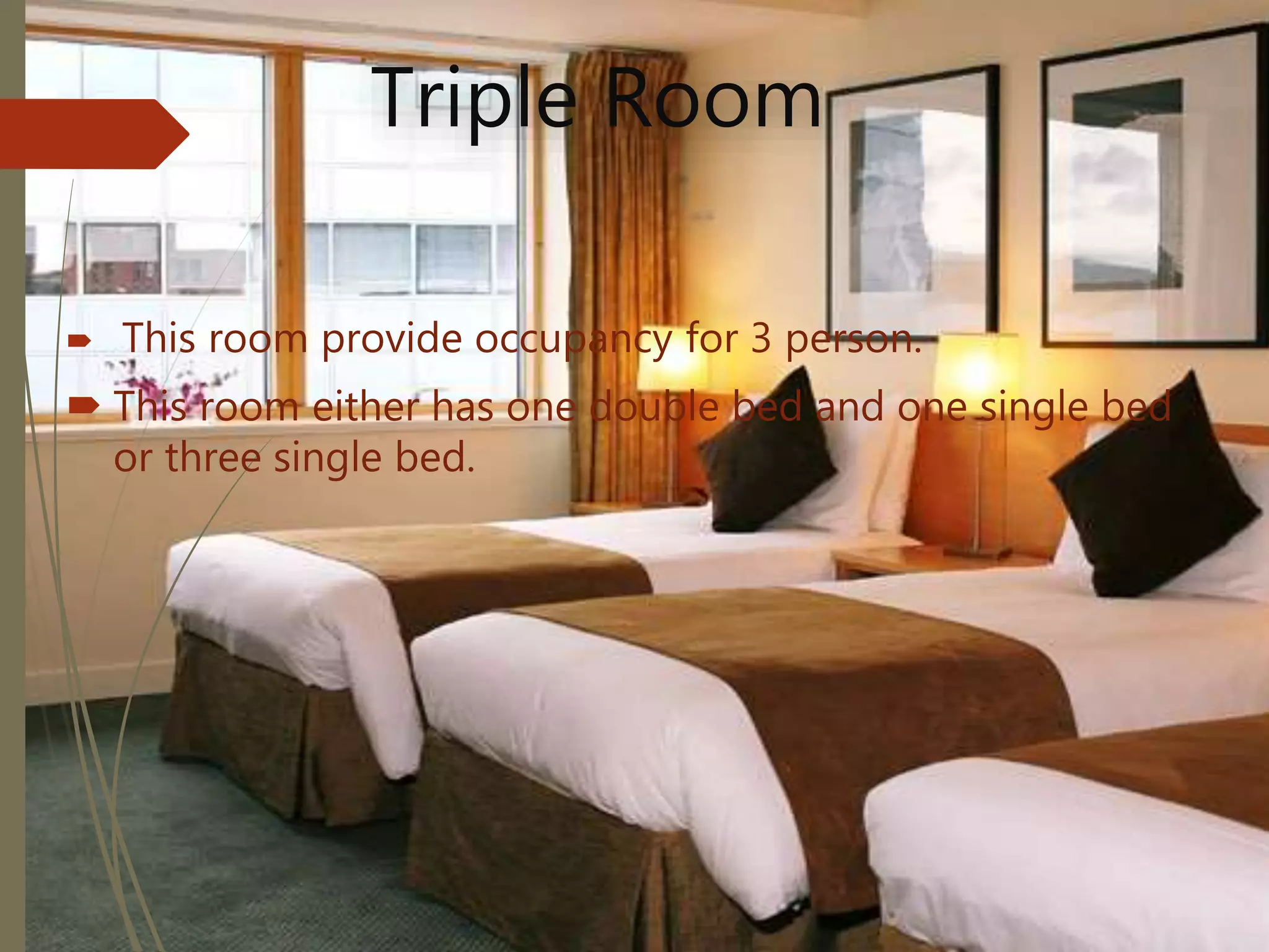 Types of room in hotel | PPTX