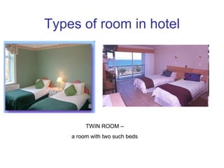 Types of room in hotel | PPT
