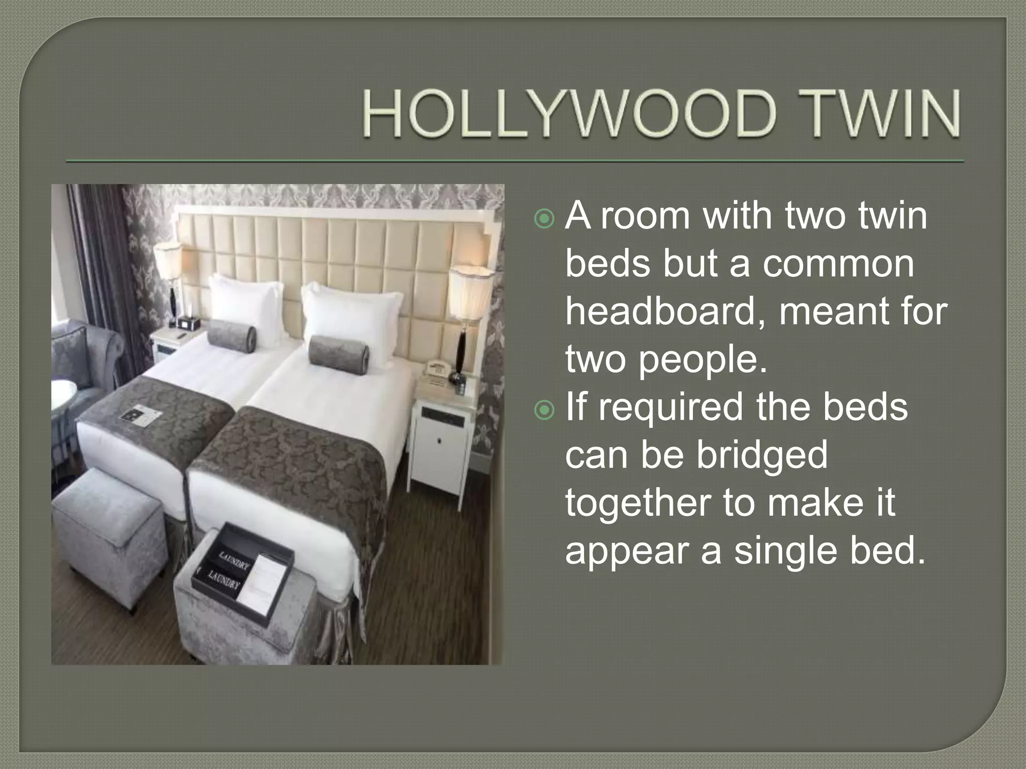 Types of room in hotels | PPTX