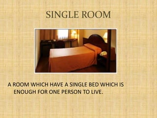 Types of rooms | PPTX
