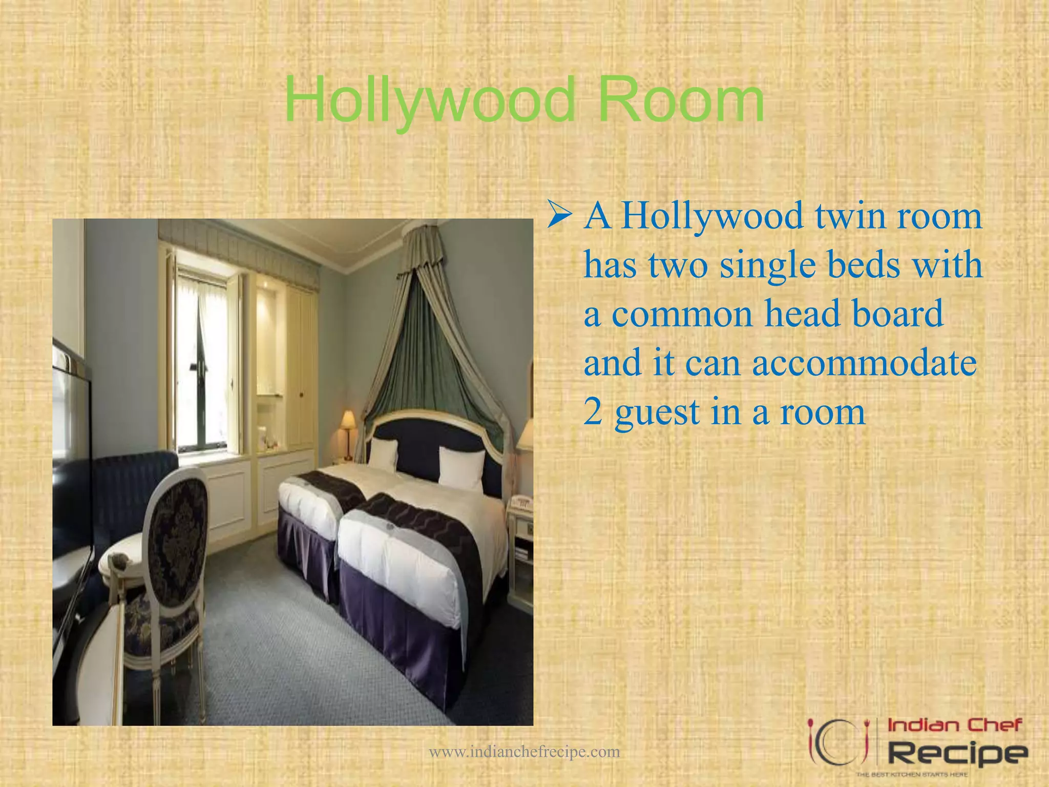 TYPES OF ROOMS IN HOTEL | PPTX