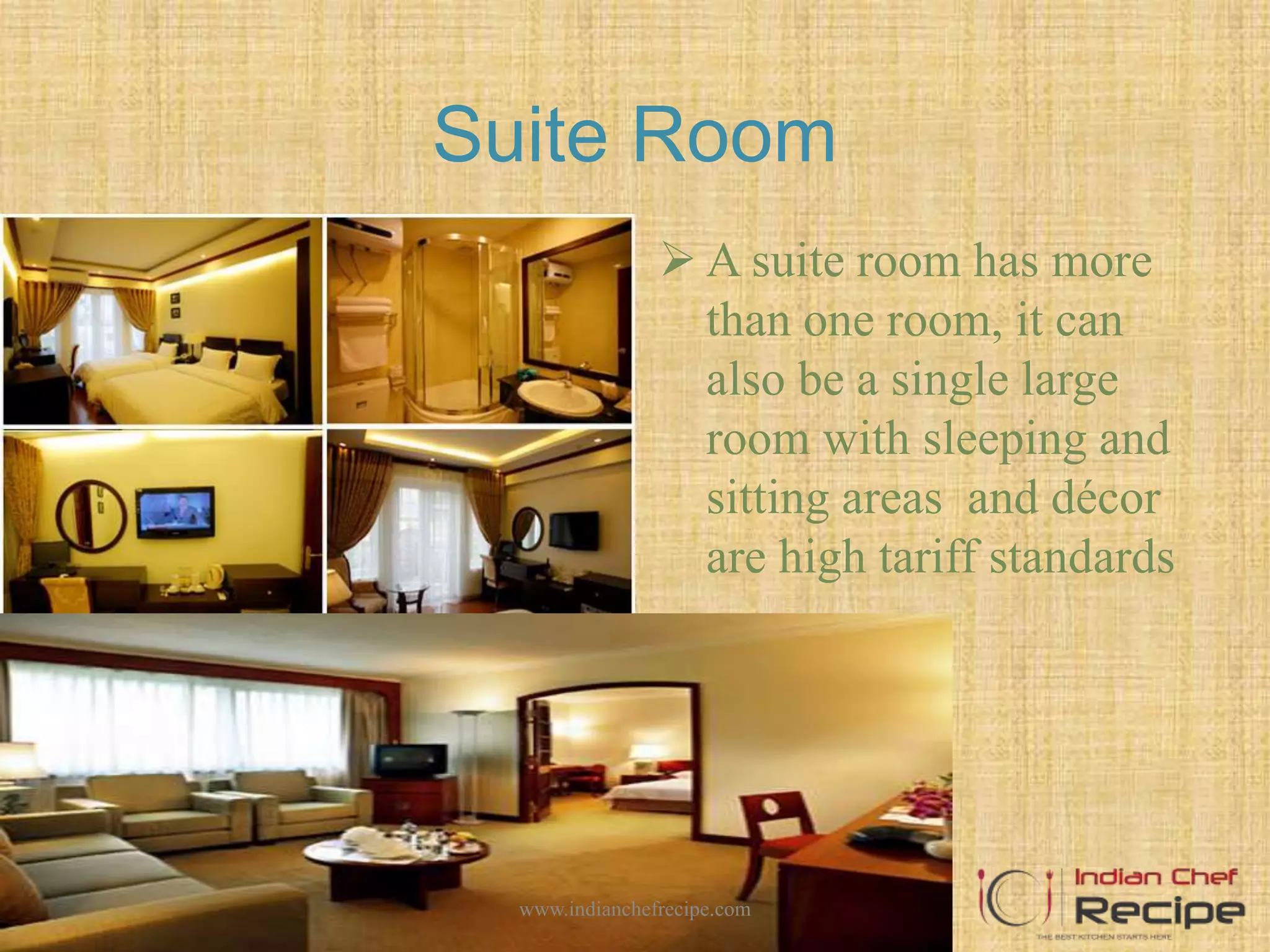TYPES OF ROOMS IN HOTEL | PPTX