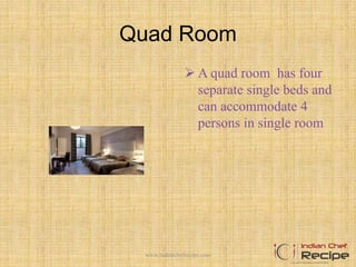 TYPES OF ROOMS IN HOTEL | PPTX
