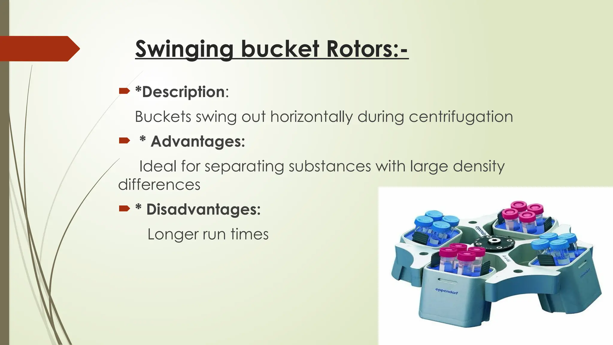 Types of rotors in centrifugation main three types | PPTX