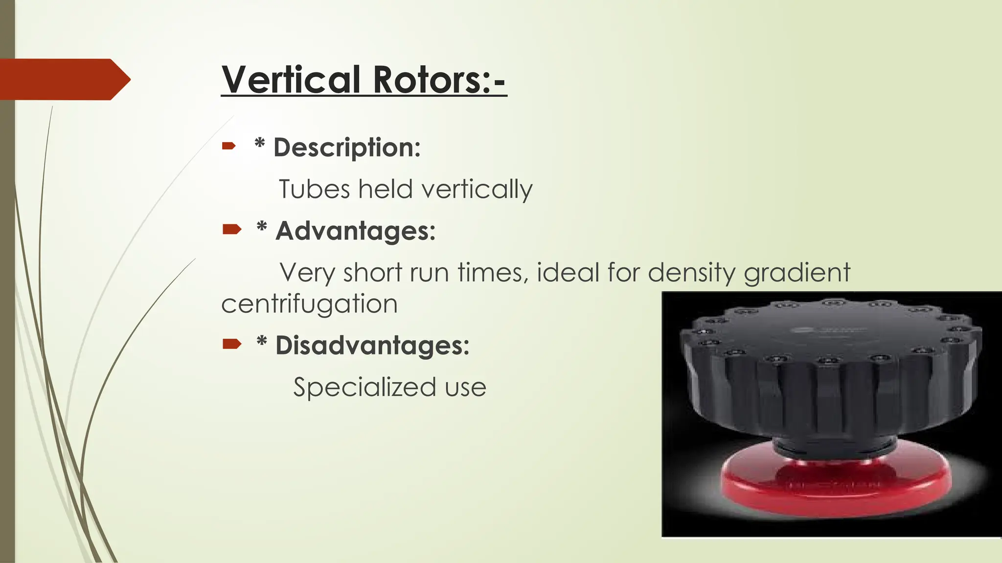 Types of rotors in centrifugation main three types | PPTX