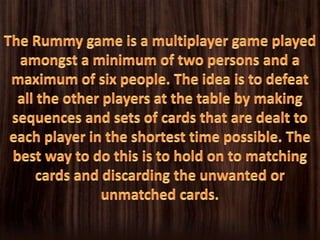 Types of Rummy Game Variations | PPT