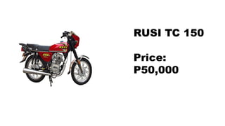 Types of Rusi Motors in the Philippines.pptx