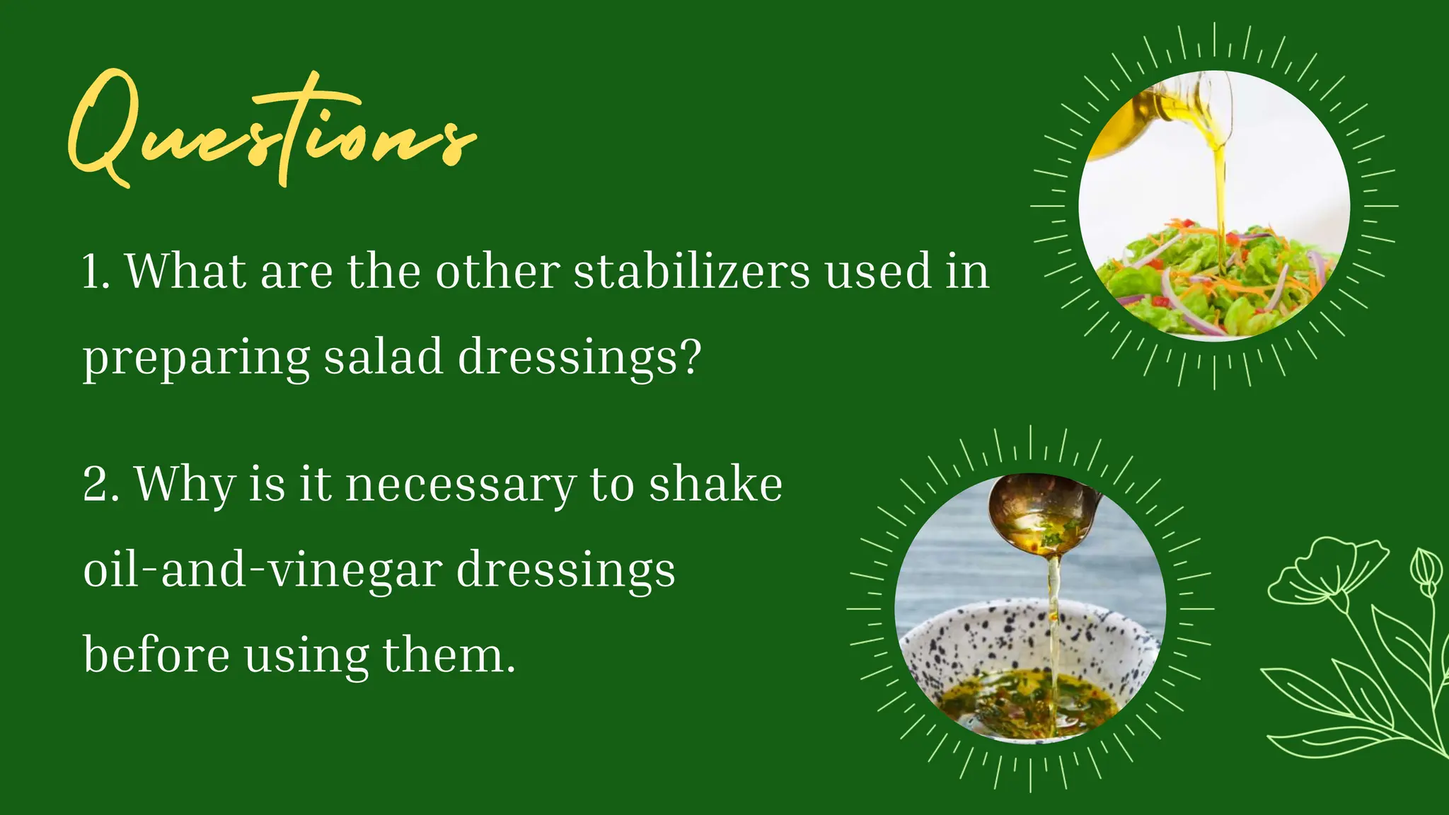 typesofsaladdressings-230114162816-4c47f578.pptx | Cooking | Food & Drink