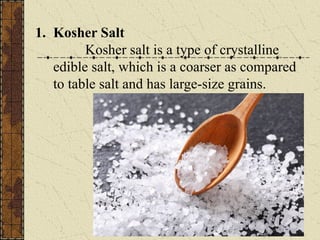 different types of salt for food processing.ppt