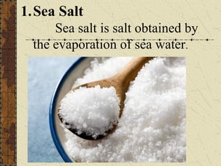 different types of salt for food processing.ppt