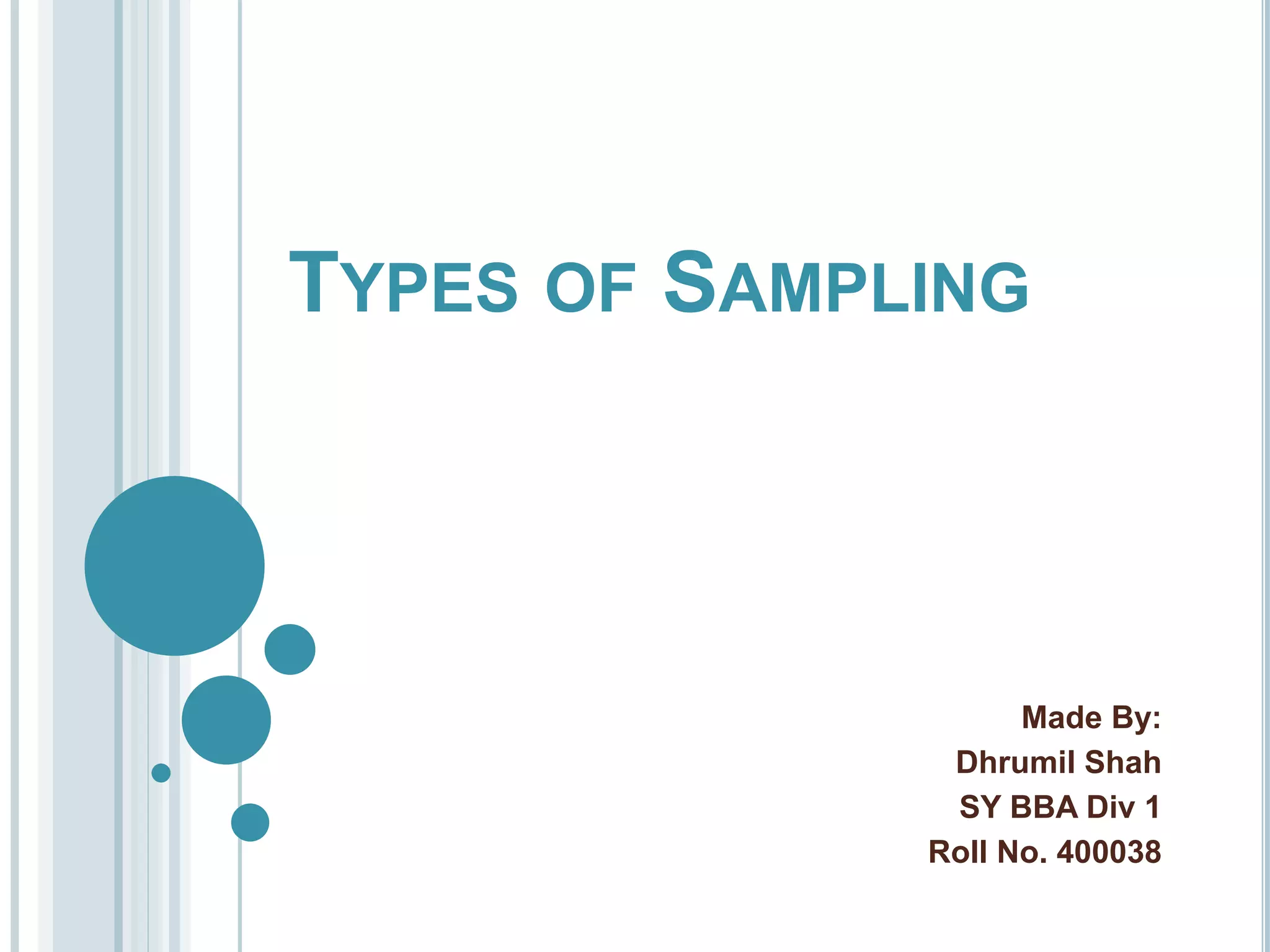 Types of sampling | PPT