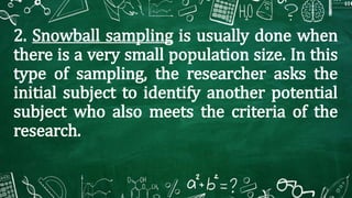 Math 7 - 4th Quarter: Types of Sampling | PPTX
