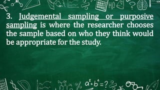Math 7 - 4th Quarter: Types of Sampling | PPTX