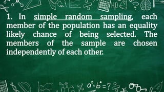 Math 7 - 4th Quarter: Types of Sampling | PPTX