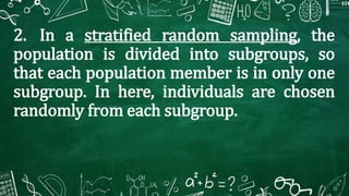 Math 7 - 4th Quarter: Types of Sampling | PPTX