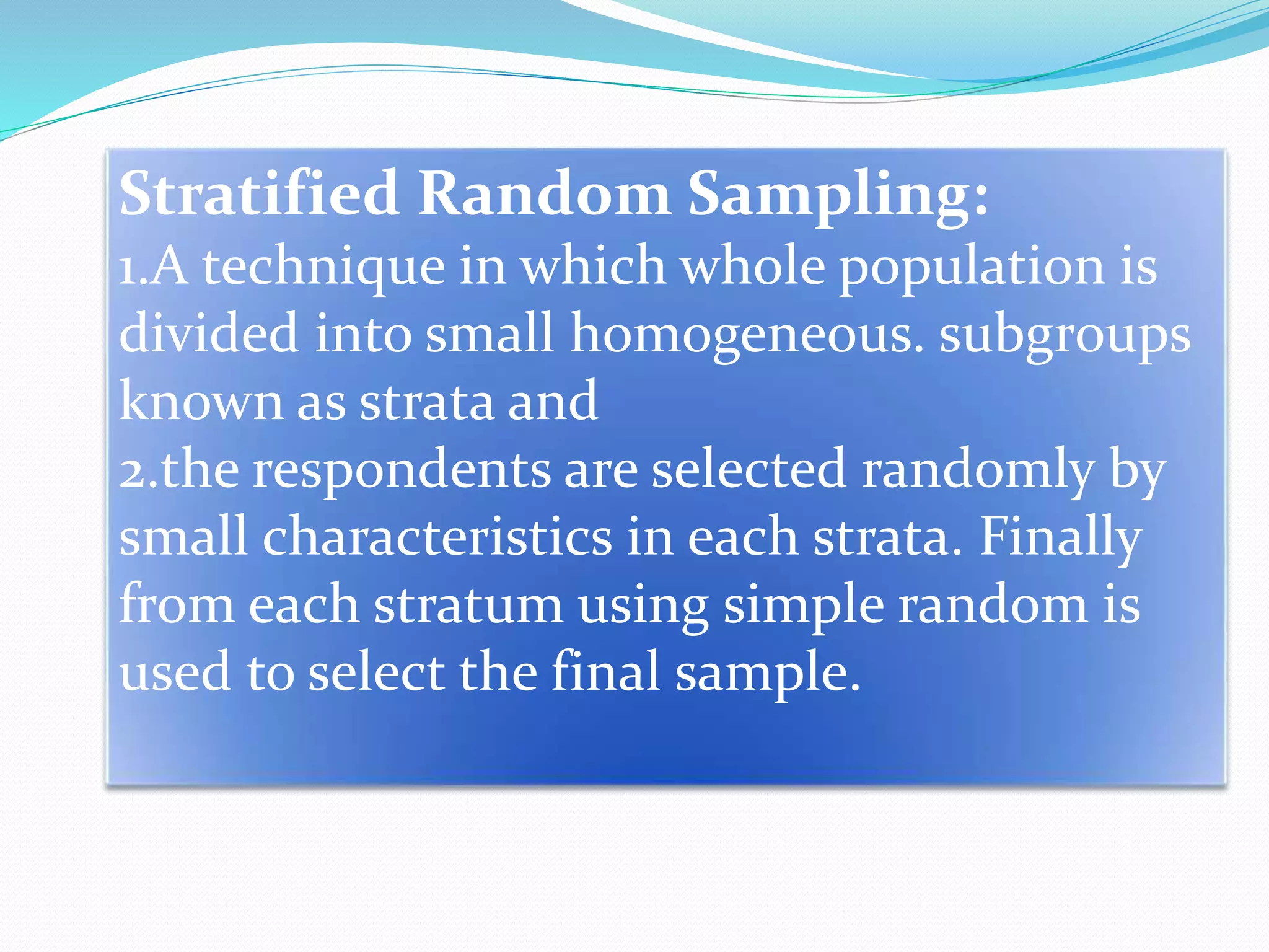 Types of sampling | PPTX