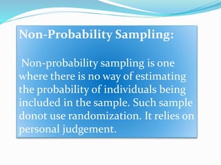 Types of sampling | PPTX