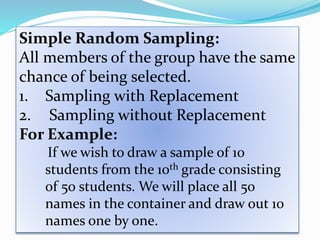 Types of sampling | PPTX