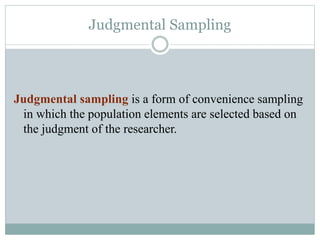 Types of sampling designs | PPTX