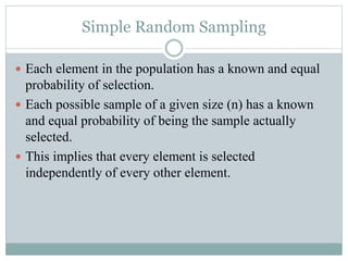 Types of sampling designs | PPTX