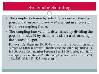 Types of sampling designs | PPTX