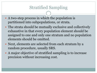 Types of sampling designs | PPTX