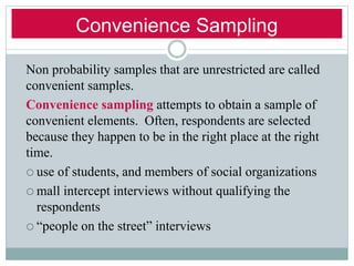 Types of sampling designs | PPTX