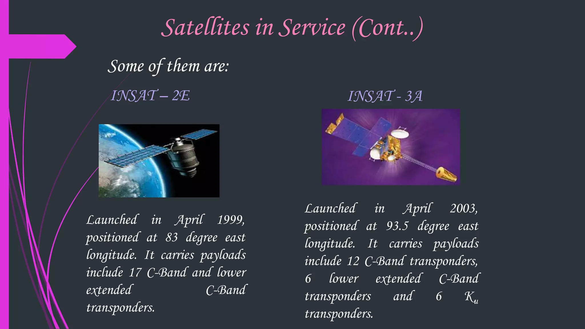 Types of satellite metrological & resource satellites | PPTX