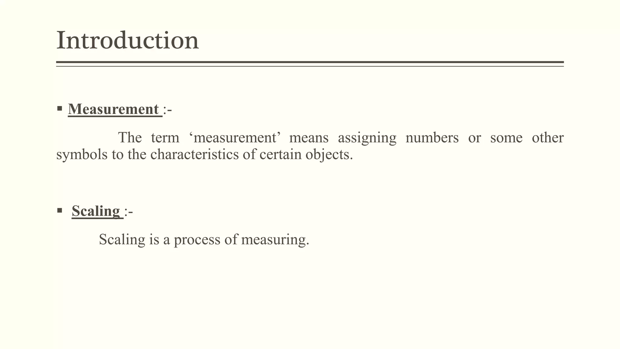 Types of scales | PPTX