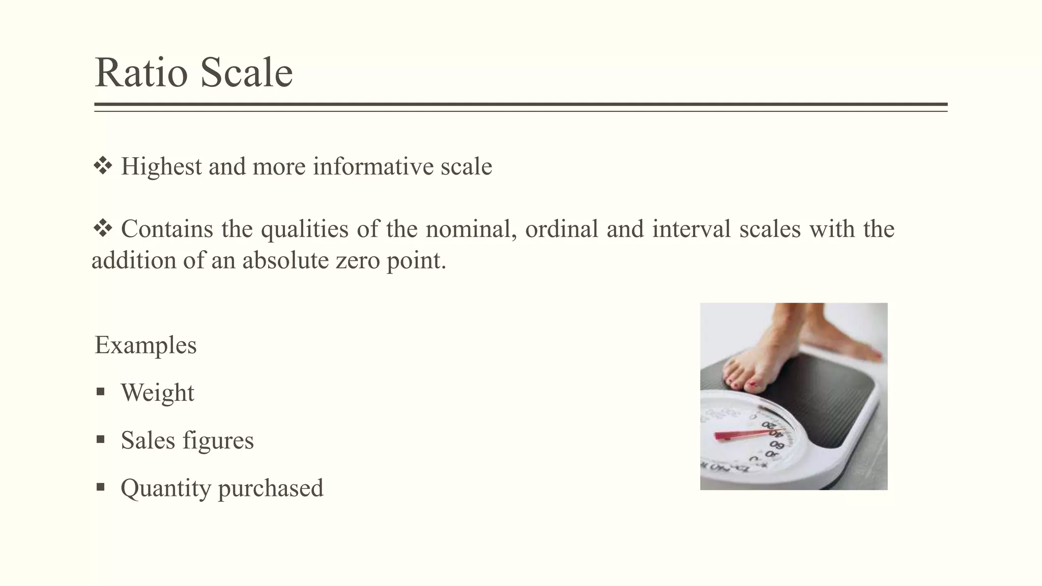 Types of scales | PPTX