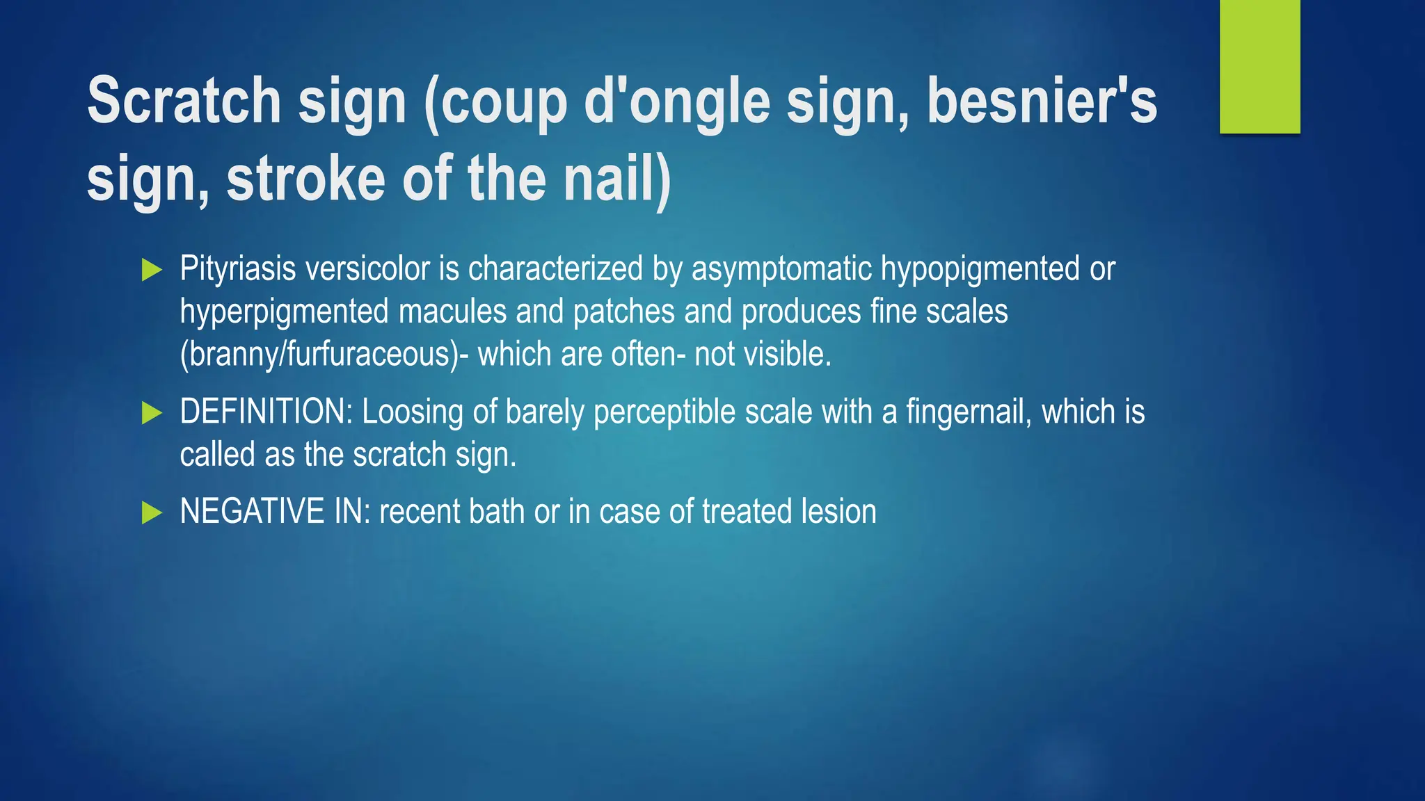 Scaly signs in dermatology. Article discussion | PPTX