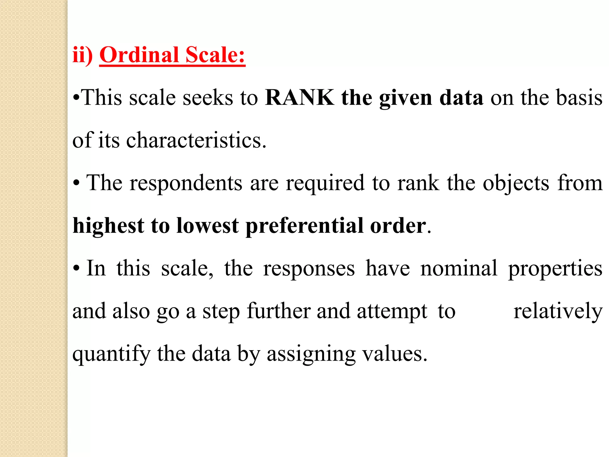 Types of Scales and Scaling Techniques | PPTX