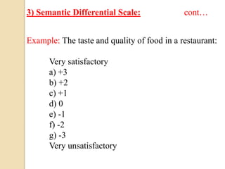 Types of Scales and Scaling Techniques | PPTX