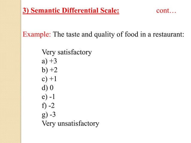 Types of Scales and Scaling Techniques | PPTX | Science