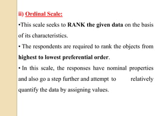 Types of Scales and Scaling Techniques | PPTX