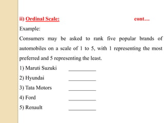Types of Scales and Scaling Techniques | PPTX
