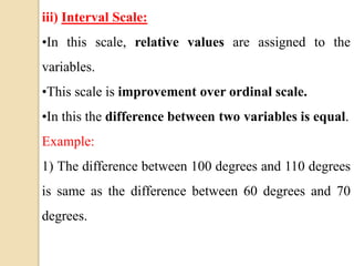 Types of Scales and Scaling Techniques | PPTX