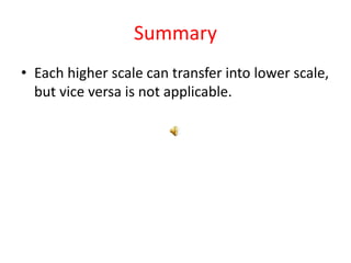 Types of measurement scales in research methodology | PPTX