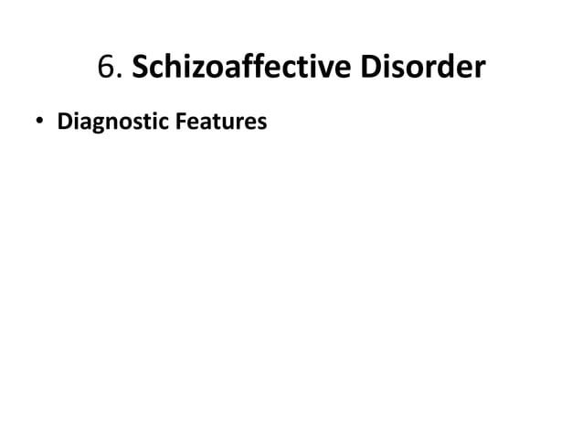 Types of schizophrenia spectrum disorder | PPT