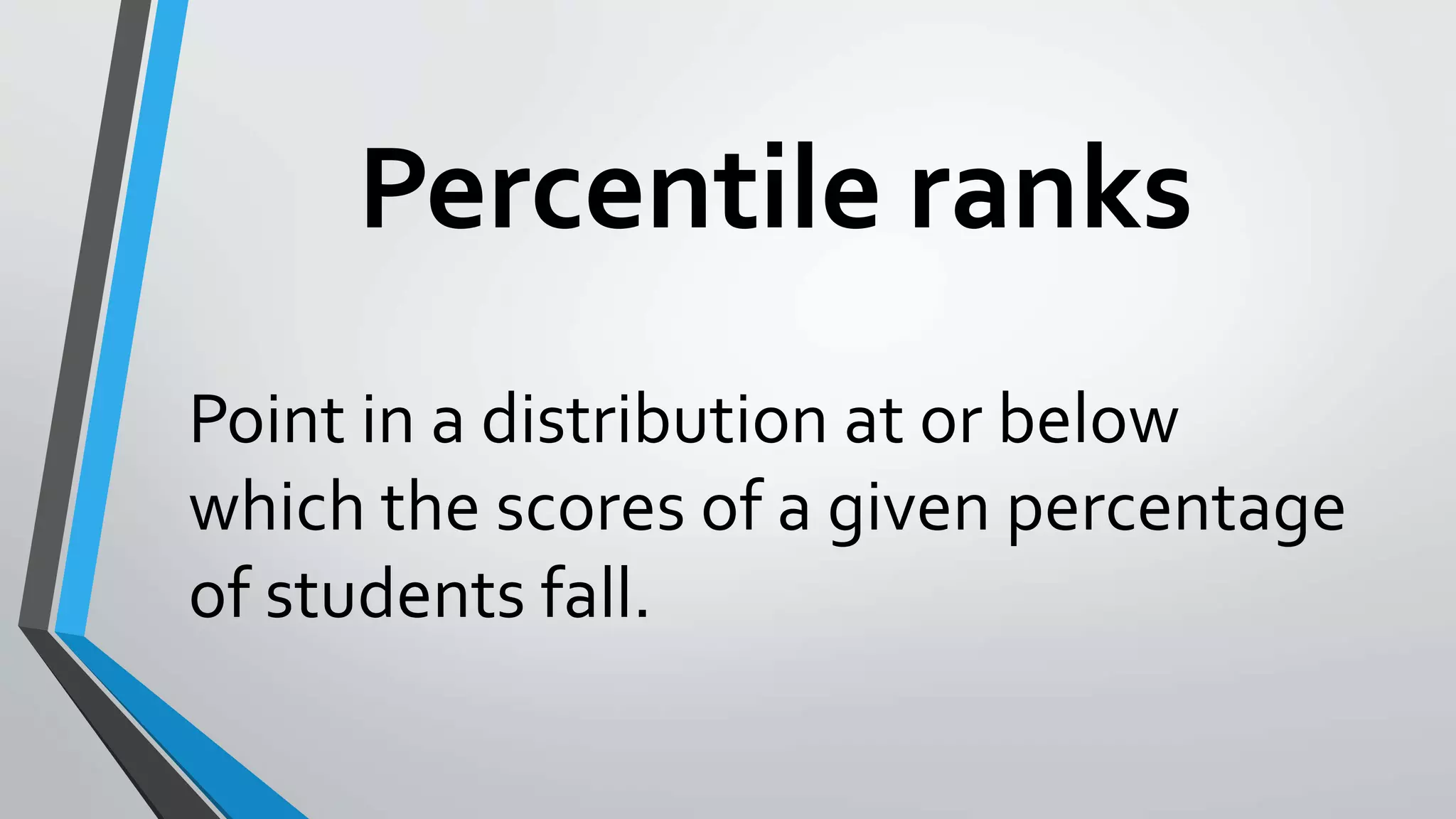 Types of Scores & Types of Standard Scores | PPTX