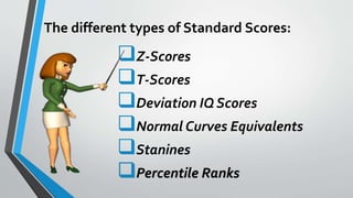 Types of Scores & Types of Standard Scores | PPTX