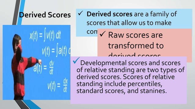 Types of Scores & Types of Standard Scores | PPTX